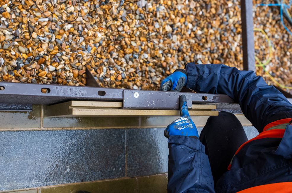 Bespoke Stone Clad Planters for External Works and Public Realm at Reuben College, Oxford - IOTA UK